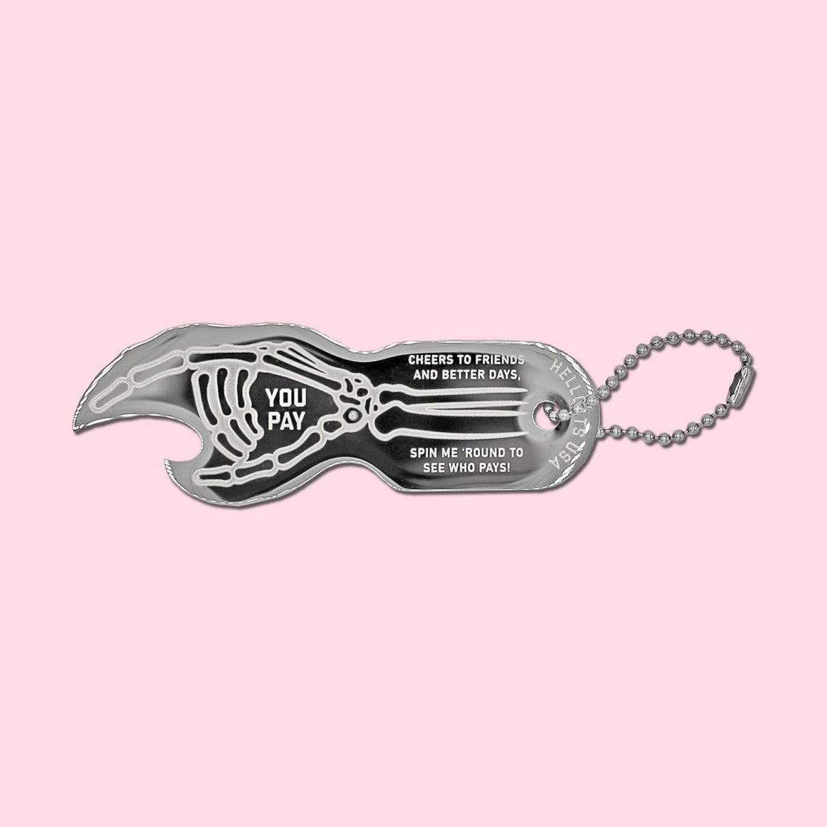 Skeleton Hand Spin - Keychain – Prince Ink