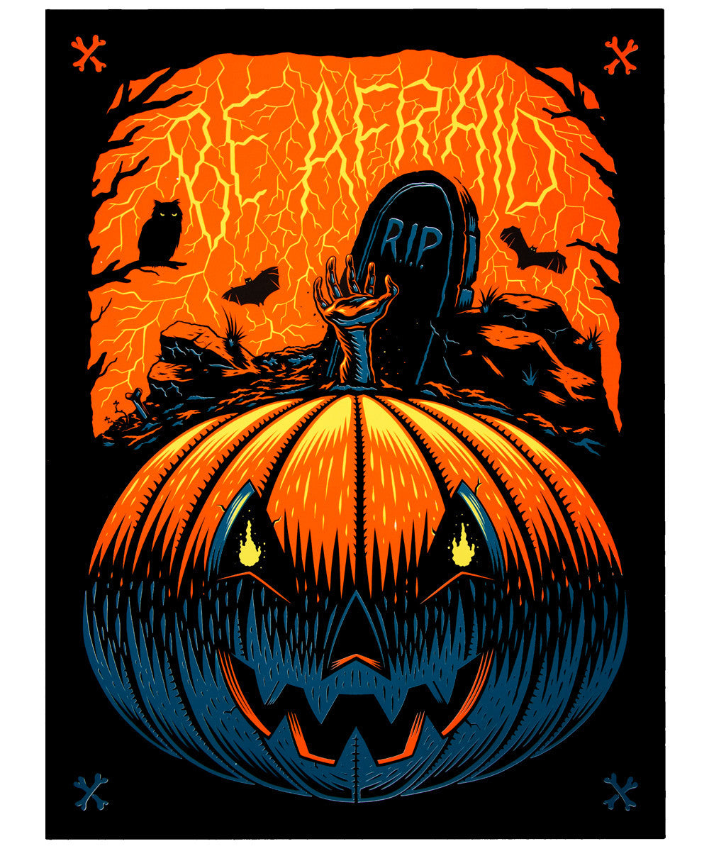 Ian Jepson - Halloween Pumpkin - Print – Prince Ink